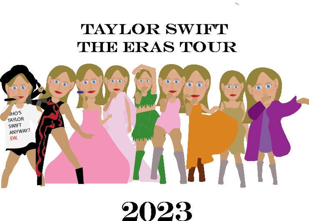 Taylor Swift the Eras Tour Poster - Etsy