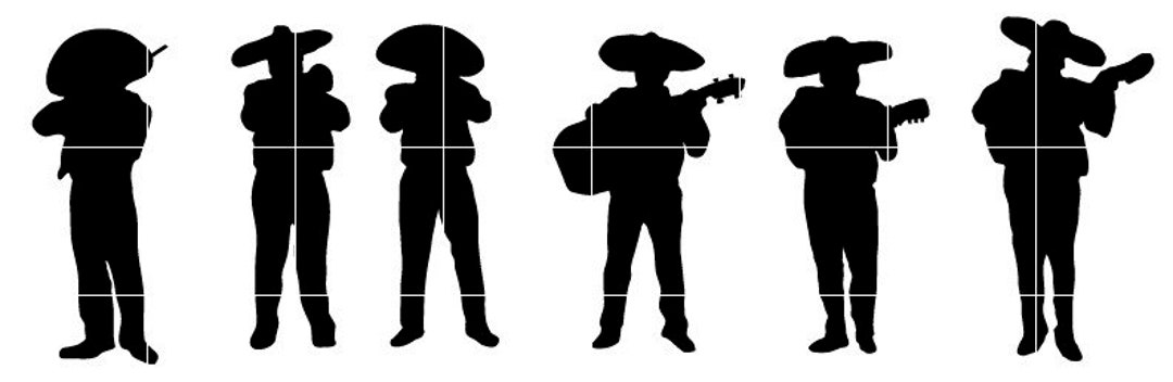 Mariachi Silhouettes - Vector and Image Files Collection for Print ...