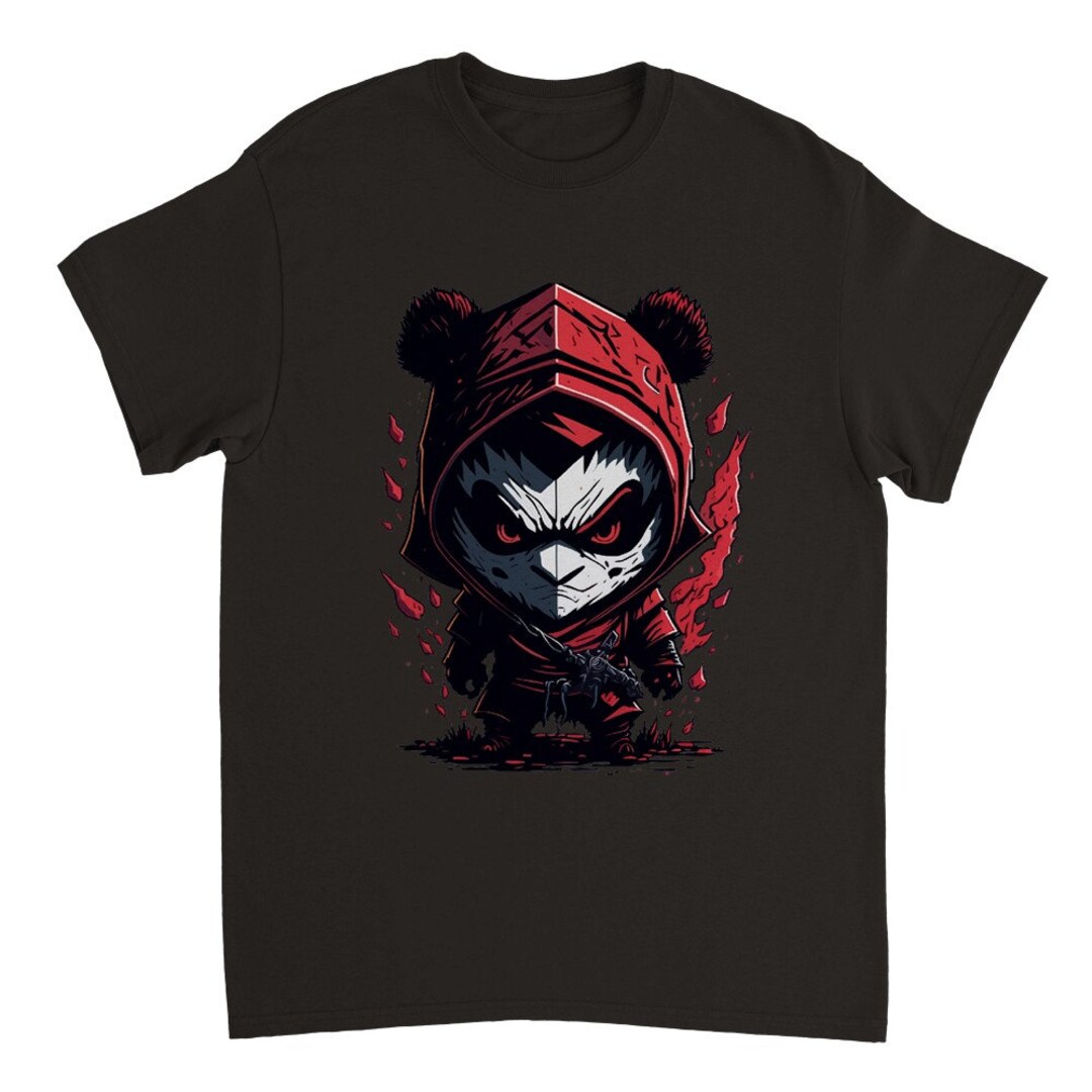 Evil yet Cute Panda Assassin T-shirt - Etsy