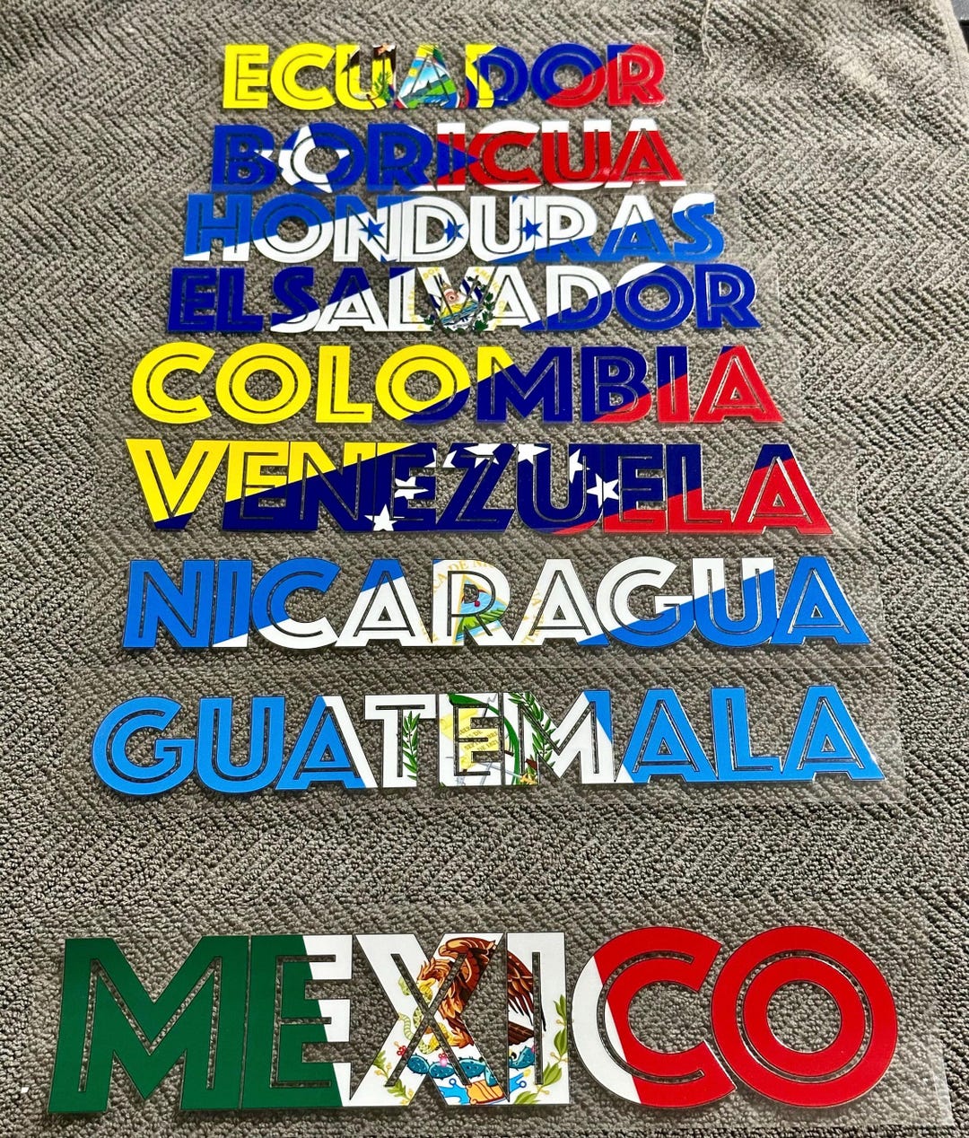 Country Flag Stickers / Stickers for Multiple Uses / Custom Flag ...