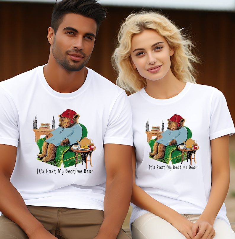 It's Past My Bedtime Tea Bear Shirt, Sleepy Bear Shirt, Bear Book Shirt ...
