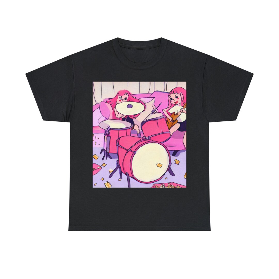 Girls Rock Band Illustrated Tee - Etsy