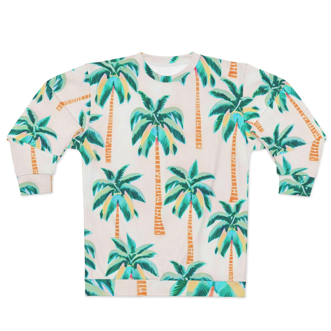 Palm Tree Sweatshirt - Etsy