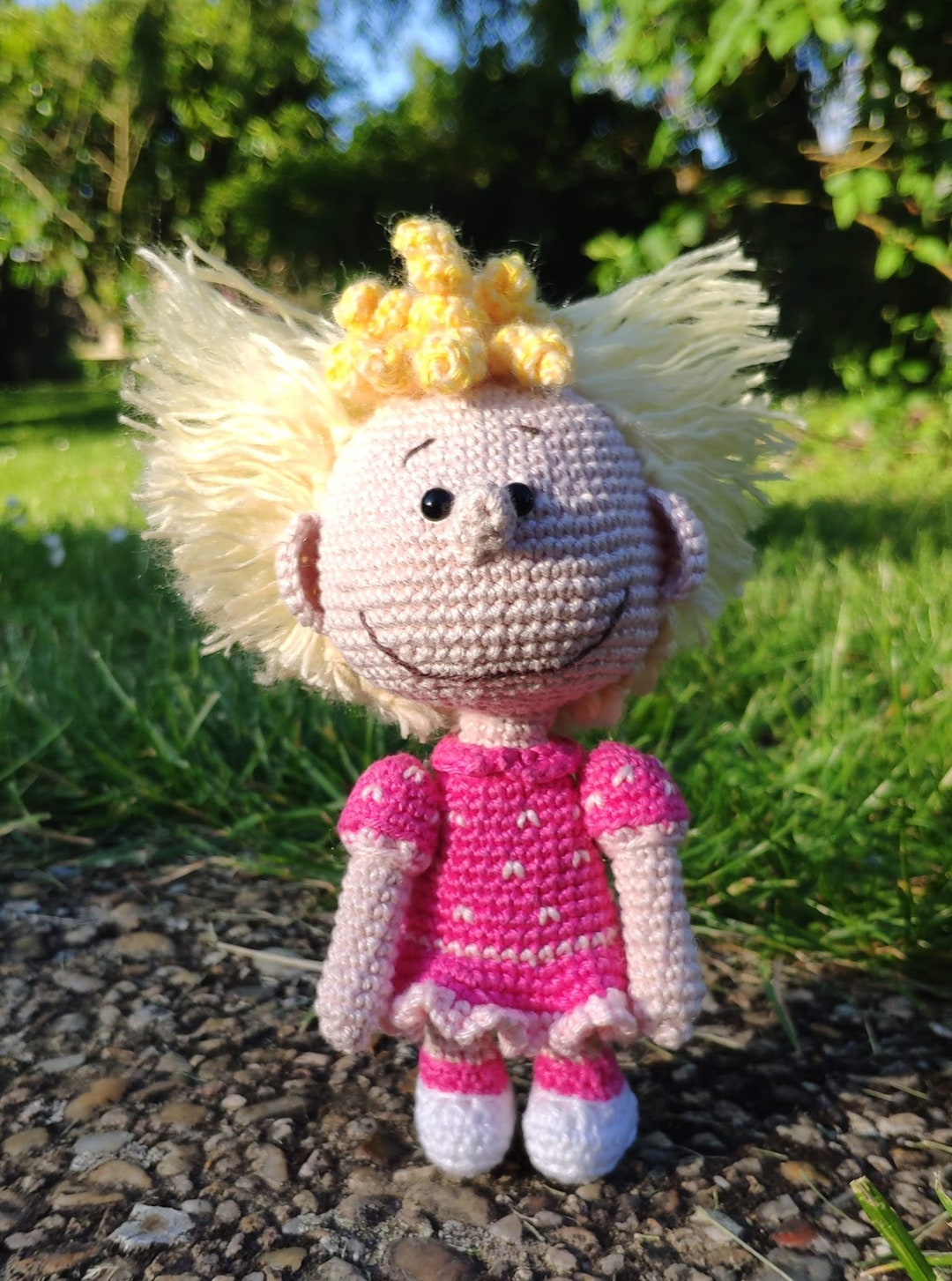 Lucy, Friend of Charlie Brown and the Peanuts. Handmade Crochet ...