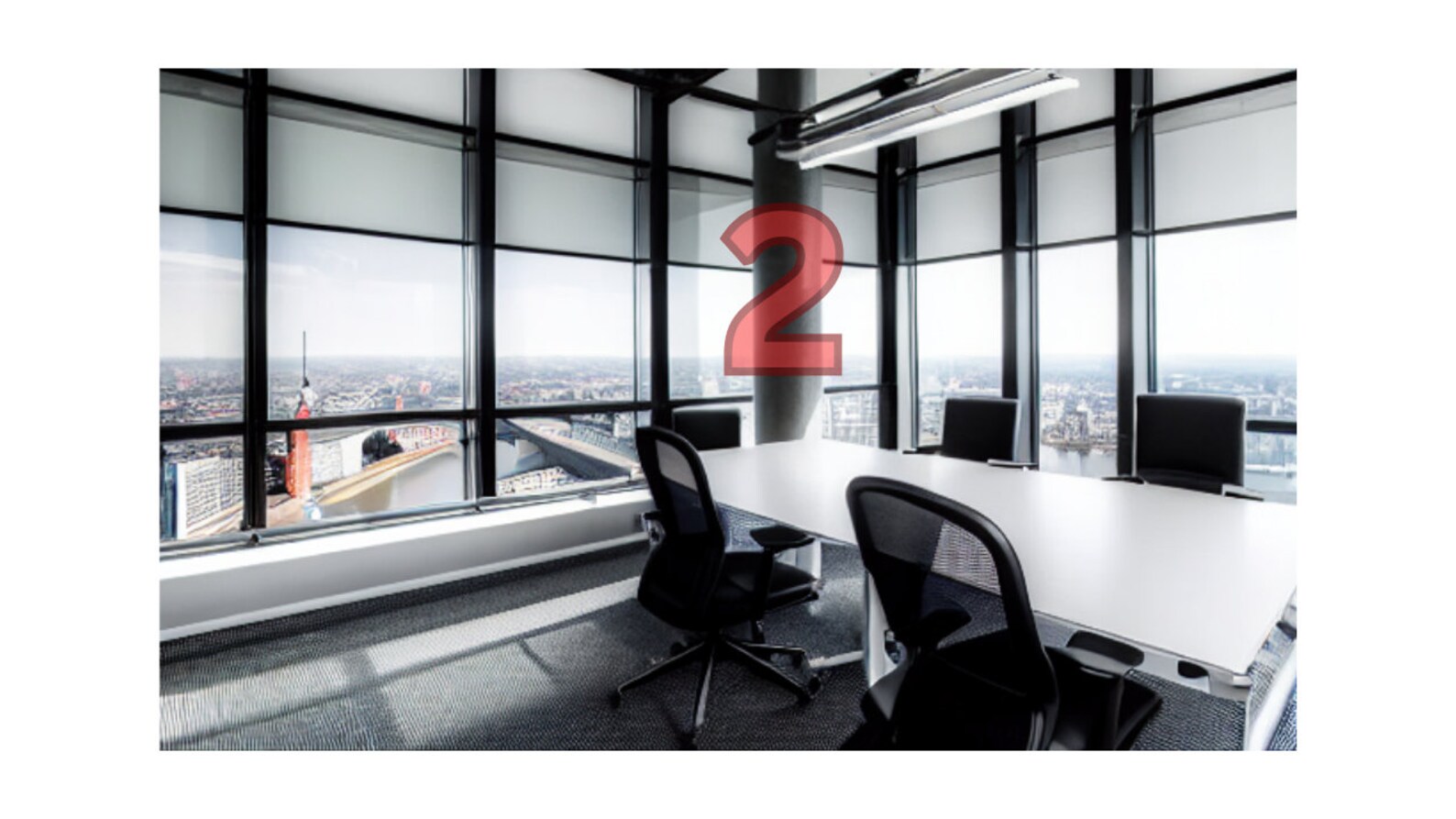 4 Professional Zoom Virtual Backgrounds | Home Office | Frankfurt ...