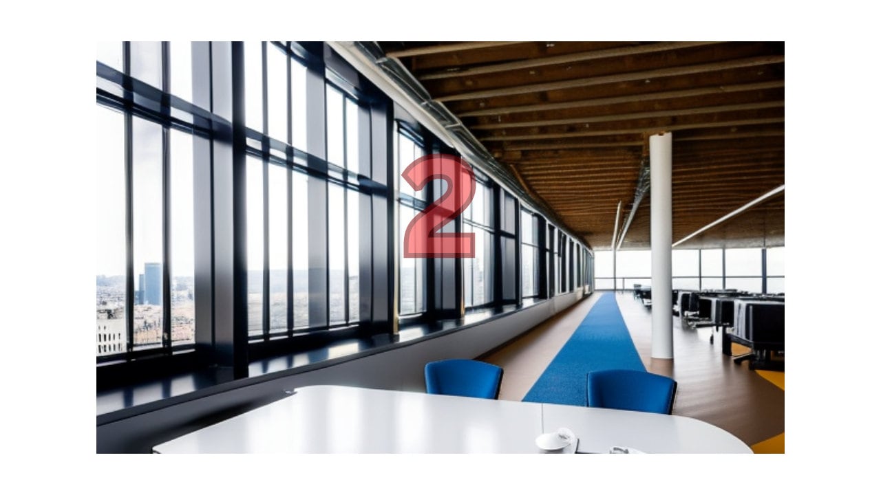 4 Professional Zoom Virtual Background | Home Office | Urban Workspace ...