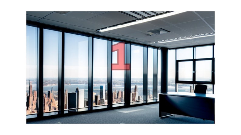 3 Professional Zoom Virtual Backgrounds | Home Office | New York ...