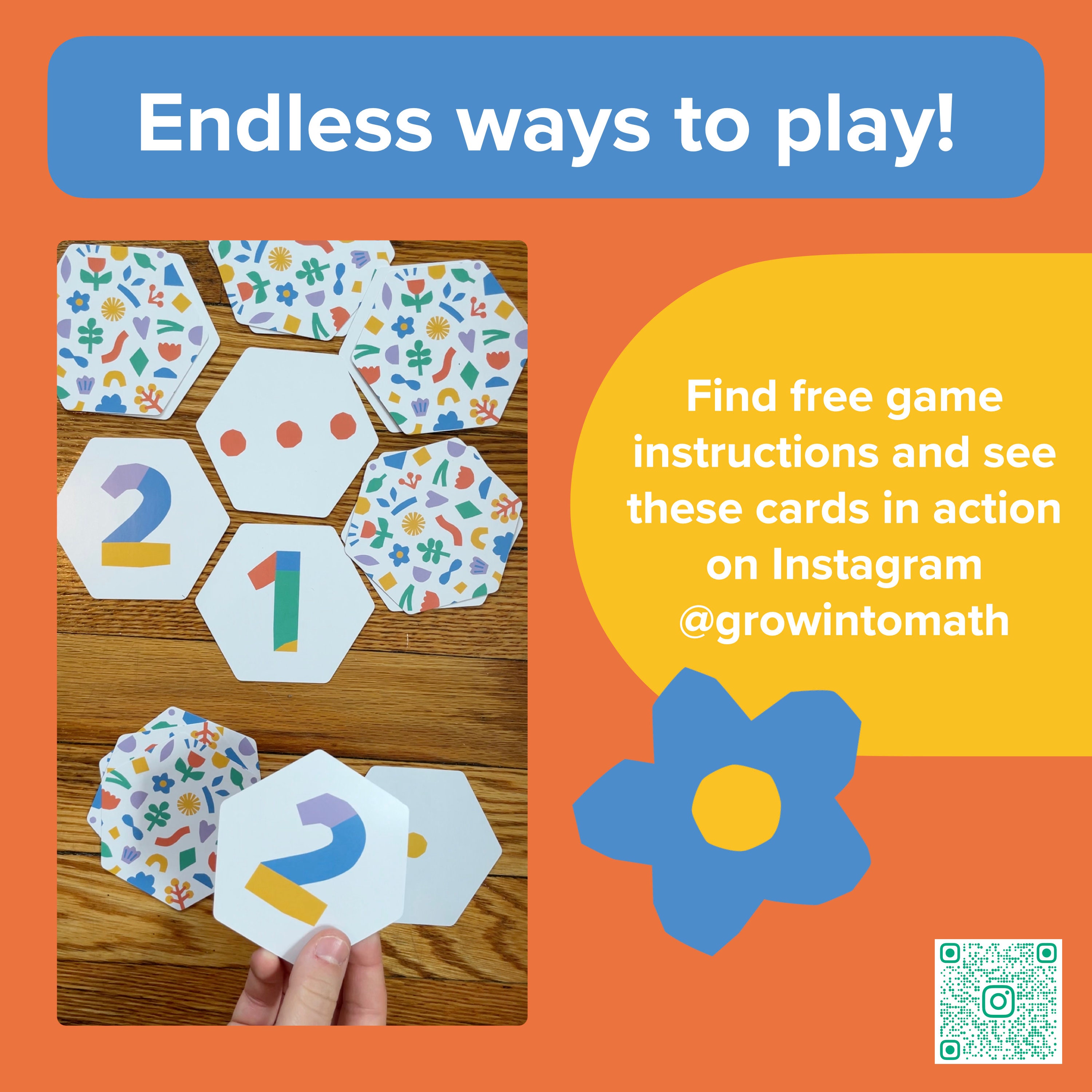 Preschool Math Activity Card Game Learn to Count and Number Learning 1 ...