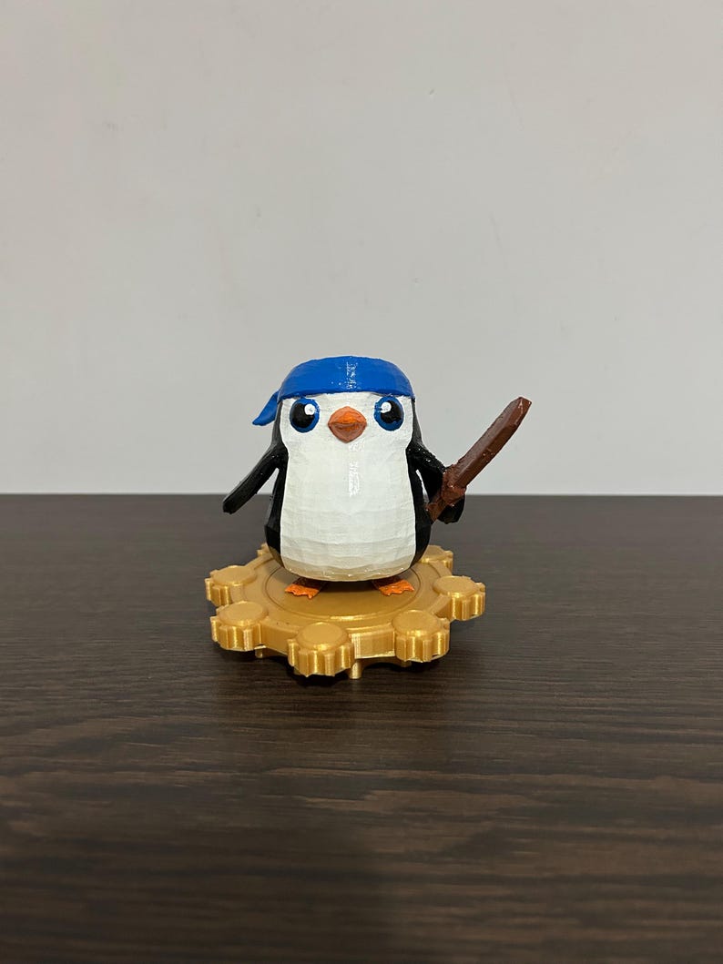 TFT Little Legends Bust: Teamfight Tactics Figure, Knight Penguin Gift ...