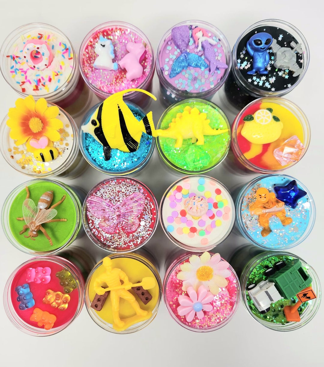 Party Favor Play Dough Jars, Kids Party Favors, Birthday Party Favors ...