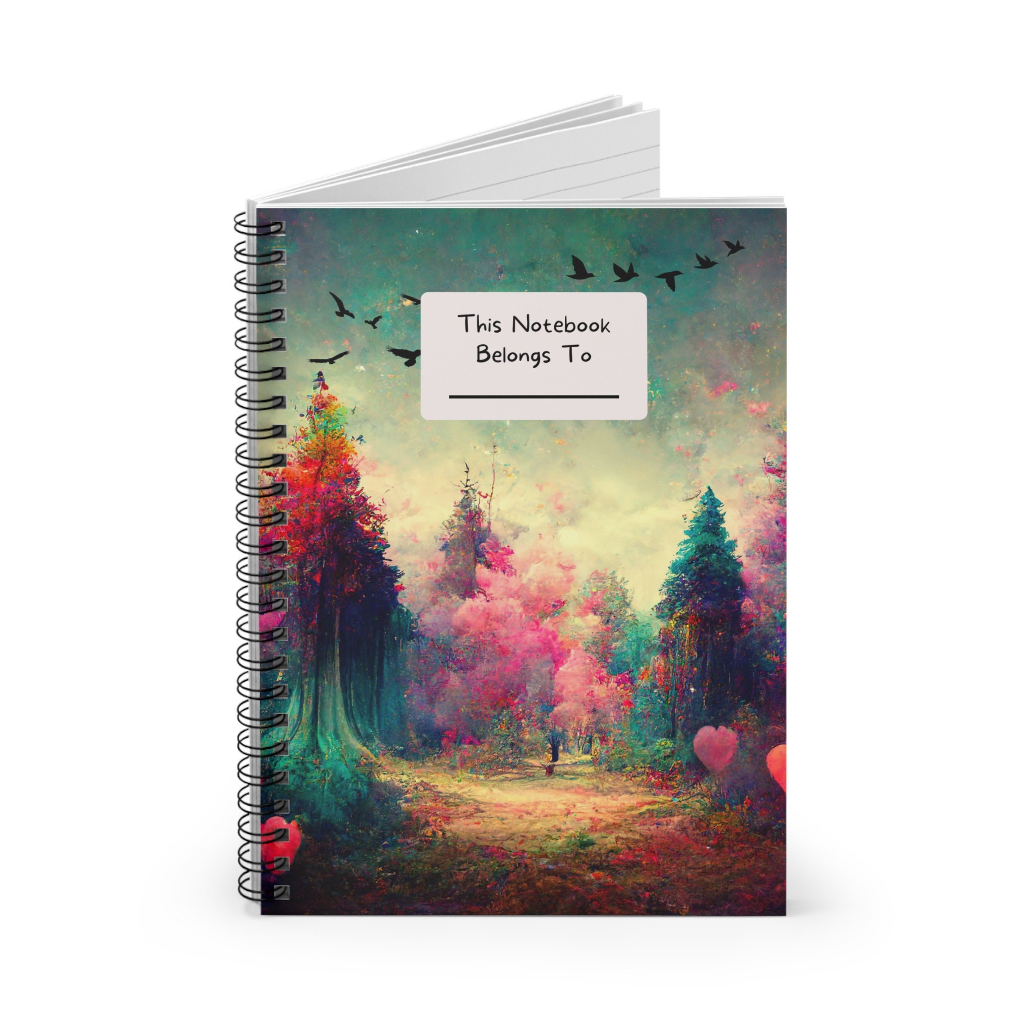 Enchanted Forest Notebook Fantasy Artwork Fairycore Journal - Etsy