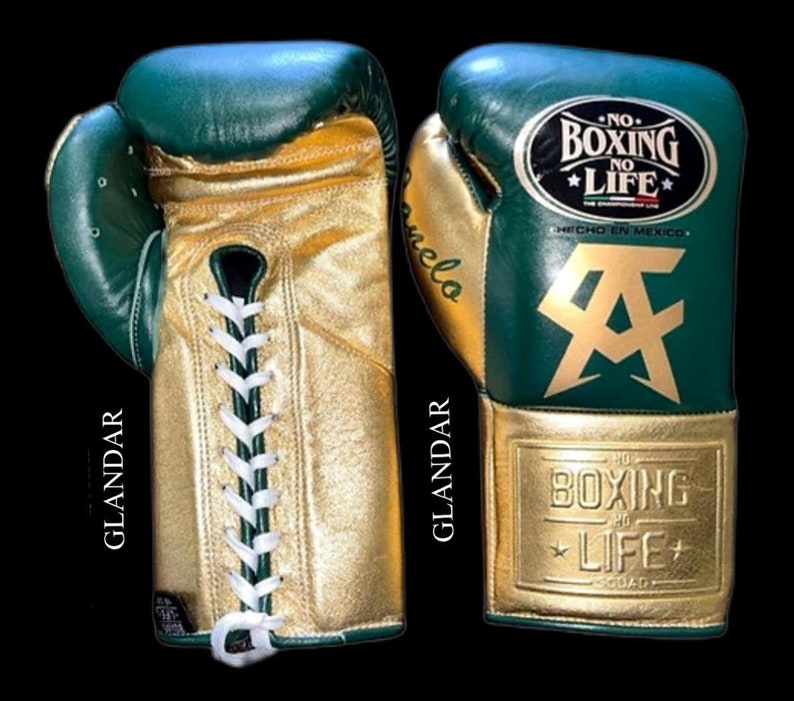 New Customized Canelo Handmade No Boxing No Life Boxing Gloves GREEN - Etsy