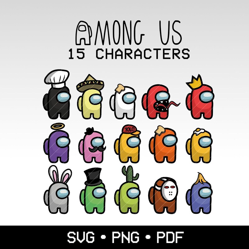 Among Us Svg - Etsy