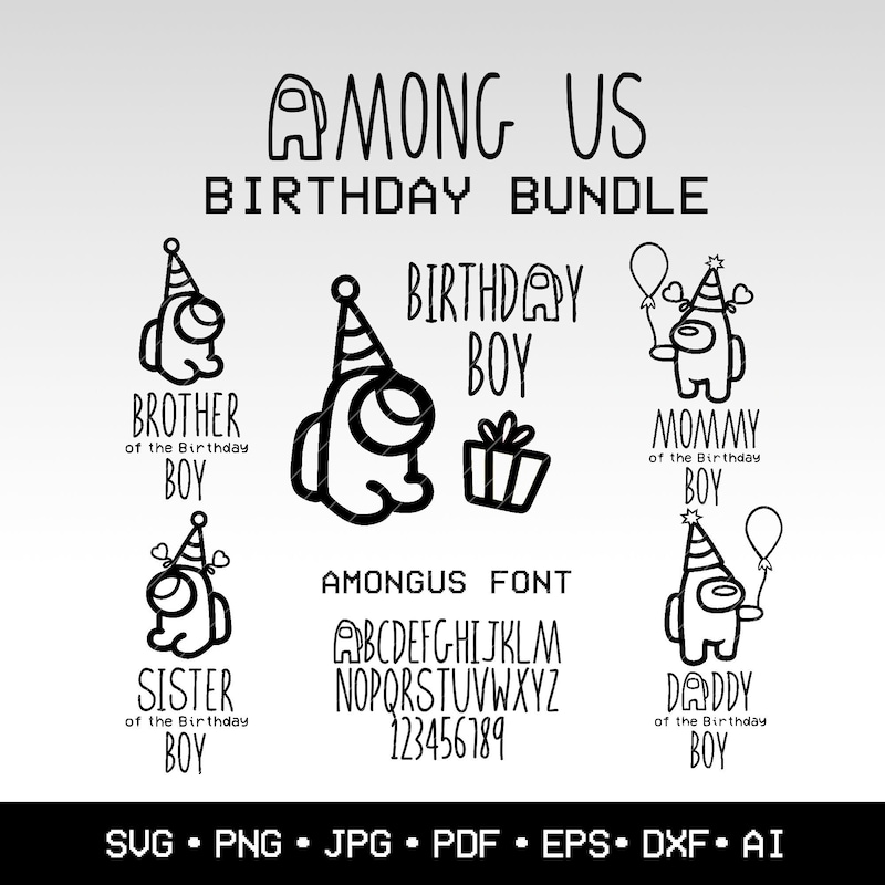 Among Us Birthday - Etsy