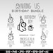 Among Us Birthday Boy Svg Bundle Among Us Happy Birthday SVG File Among ...