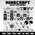 Minecraft Font Svg Bundle Minecraft Alphabet Printable Minecraft Gamer ...