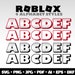 50 Roblox SVG Bundle Roblox Birhday Gift PNG Roblox Transparent Gamer ...