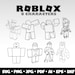 50 Roblox SVG Bundle Roblox Birhday Gift PNG Roblox Transparent Gamer ...