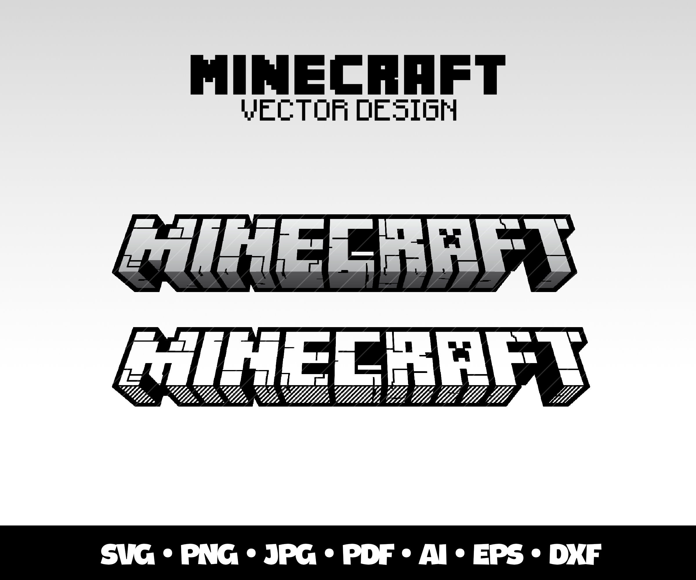 Minecraft Video Game Svg Bundle Gaming Clipart Digital Minecraft ...