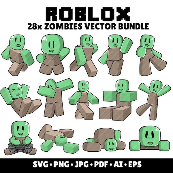 Roblox Zombie Shirt - Etsy