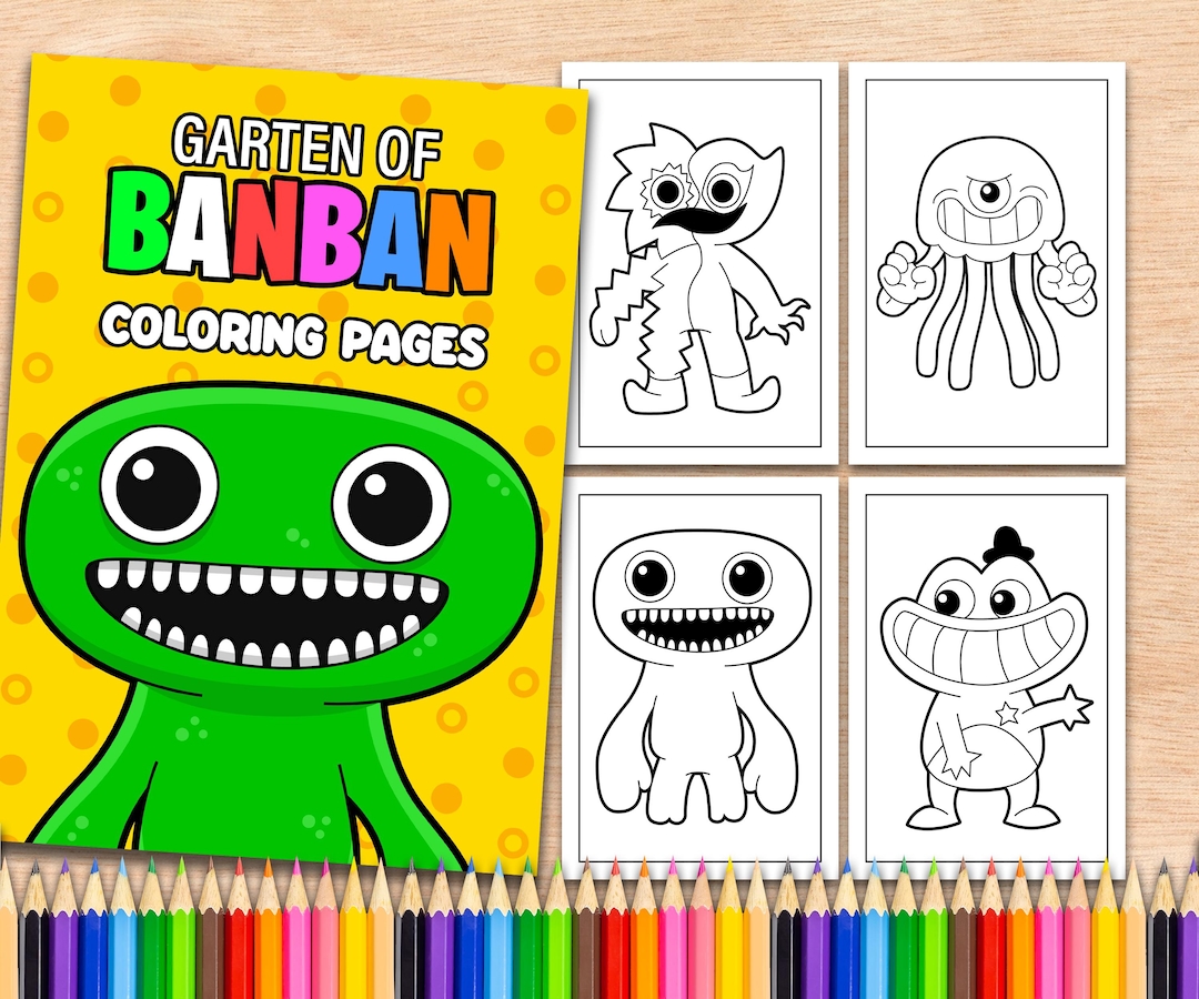 26 Garten of Banban Printable Coloring Pages A4 Coloring Book for Kids ...