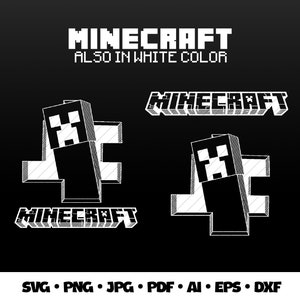 Minecraft Video Game Svg Bundle Gaming Clipart Digital Minecraft ...