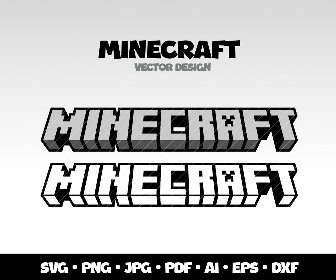 Minecraft Video Game Svg Bundle Gaming Clipart Digital Minecraft ...