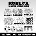 Roblox SVG Bundle Roblox Alphabet PNG Roblox TTF Gamer Gift for Roblox ...
