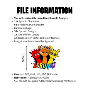 66 Incredibox Sprunki Svg Bundle Sprunki Beats Gaming Clipart Layered ...