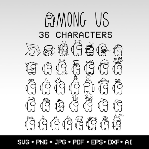 Among Us Png - Etsy