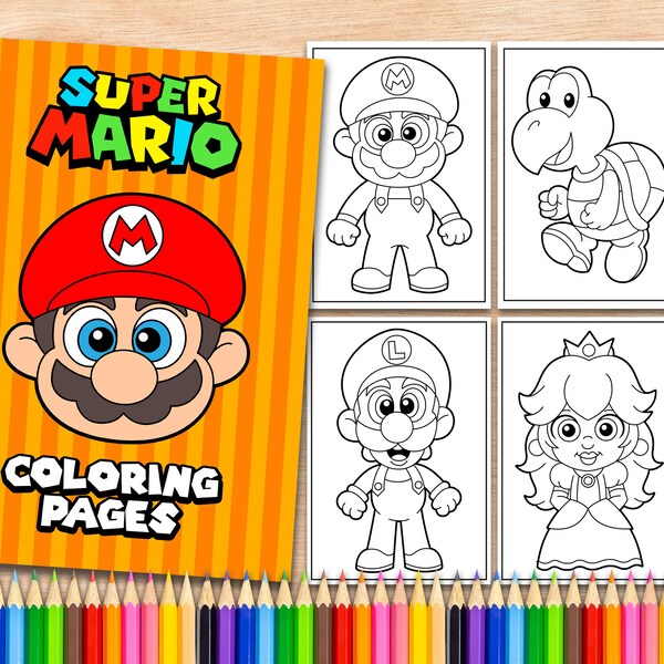 Mario Printables - Etsy