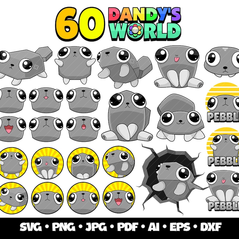 Dandys World Party Pebble - Etsy