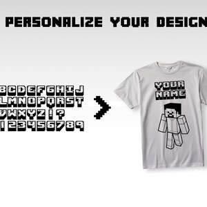 Minecraft Svg Bundle Gaming Cricut Minecraft Birthday Gift for Gamer ...