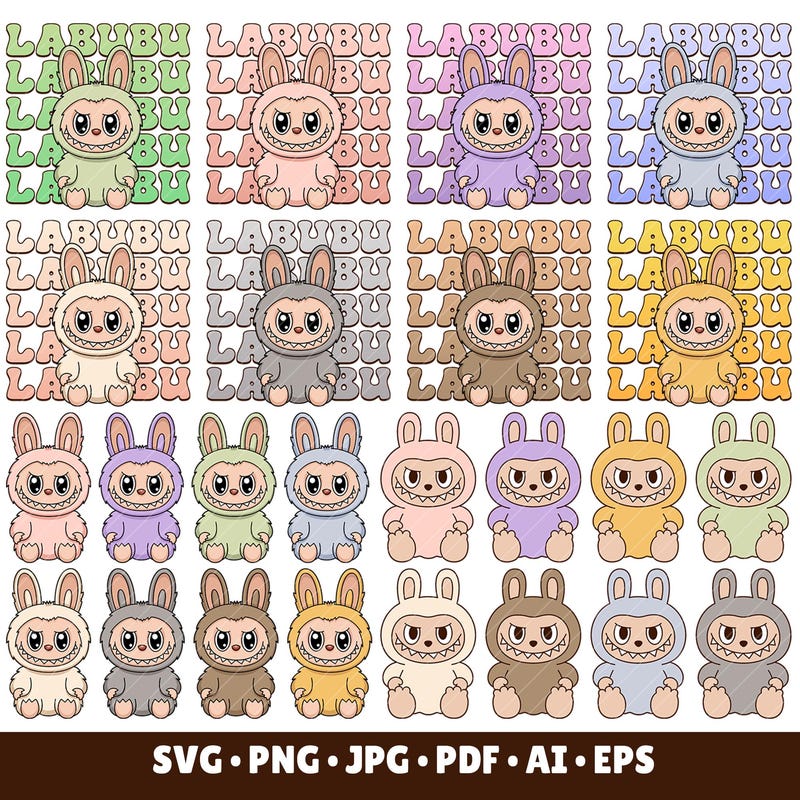Labubu Font - Etsy