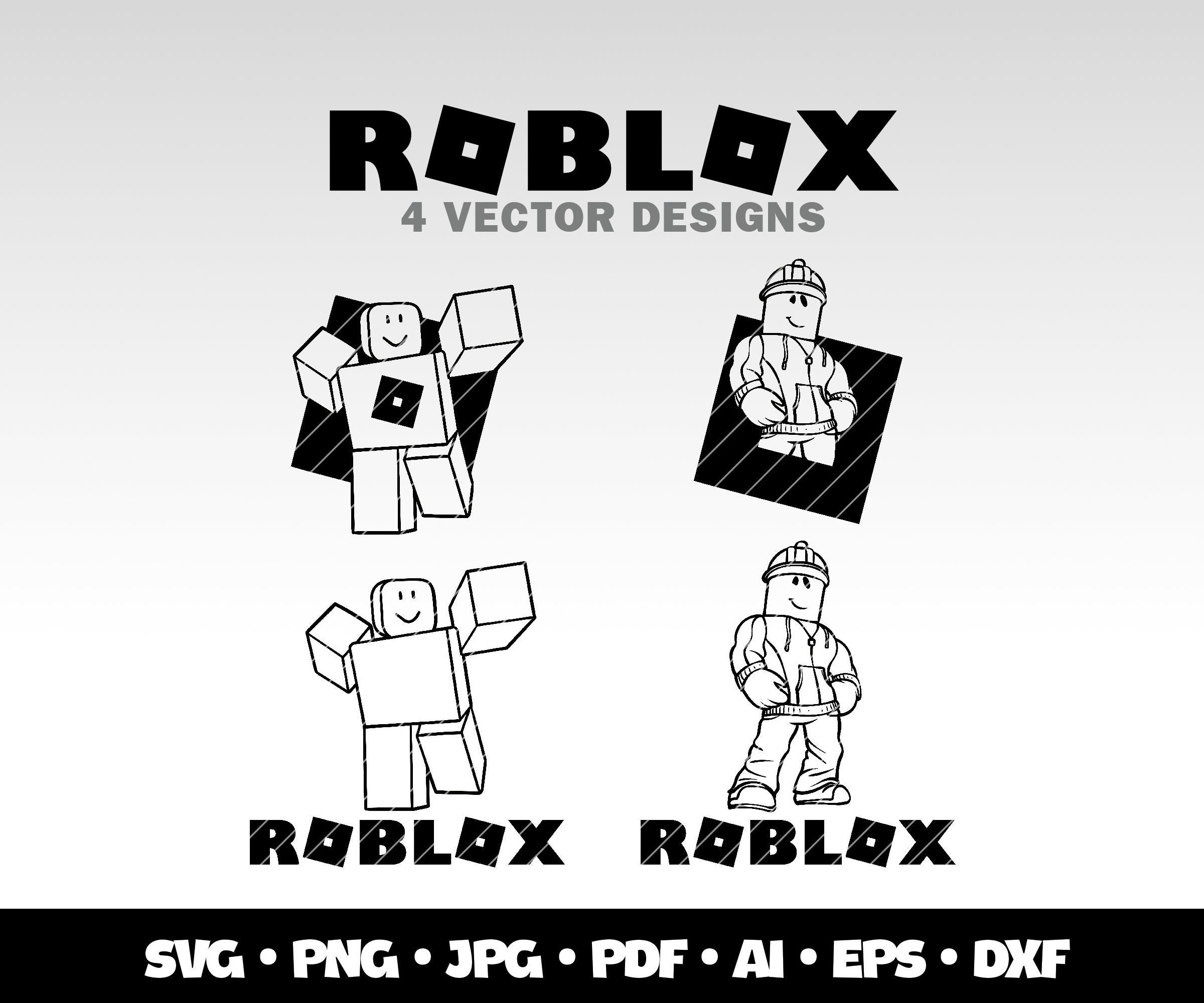 Roblox SVG Bundle Roblox Birhday Gift PNG Roblox Transparent Gamer Gift ...