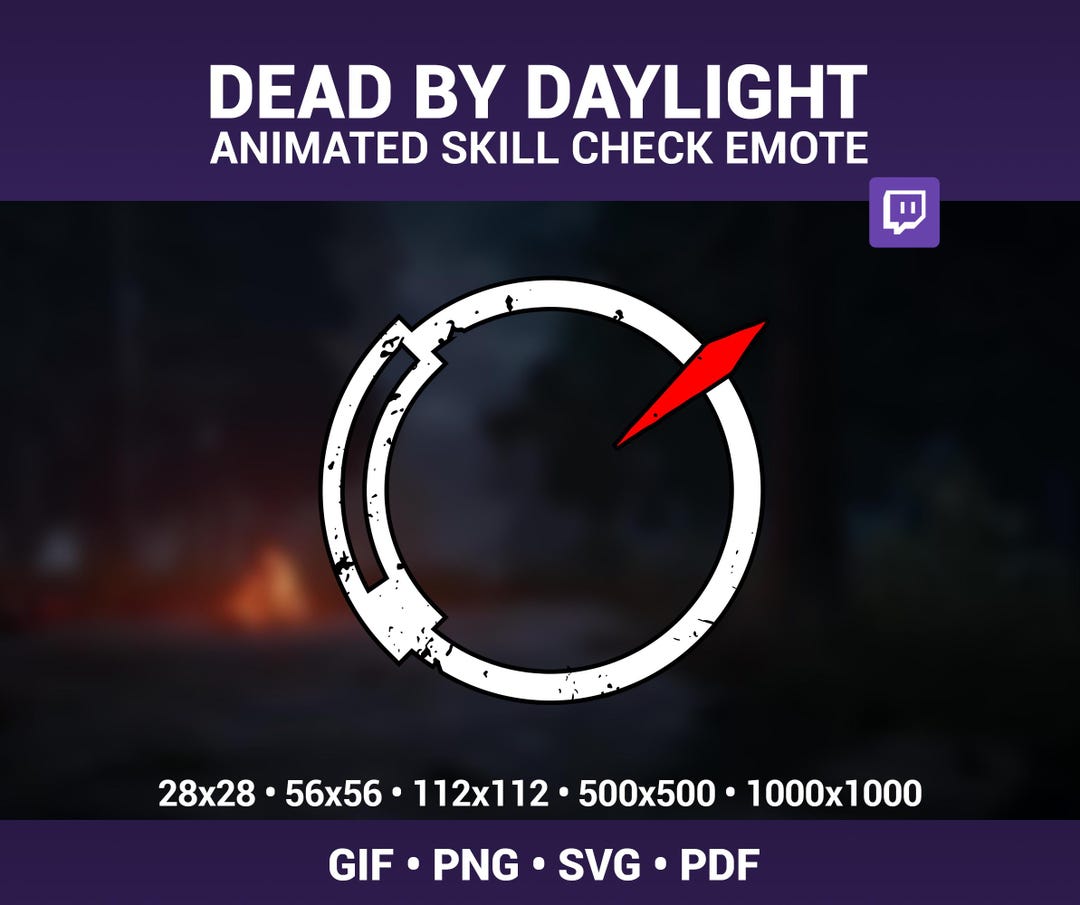 DBD Animated Skill Check Emote for Discord and Twitch DBD Emote GIF Dbd ...