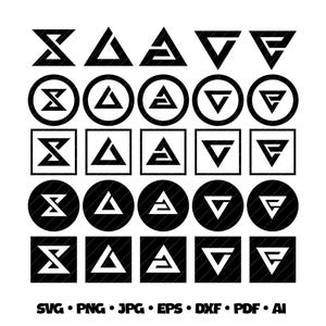 Witcher Svg Bundle Pack Witcher Vector Png Gaming Clipart Svg Witcher ...