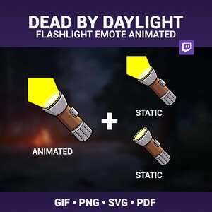 DBD Animated Flashlight Emote for Discord and Twitch DBD Flashlight ...