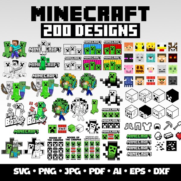 Mincraft stickers - Etsy México