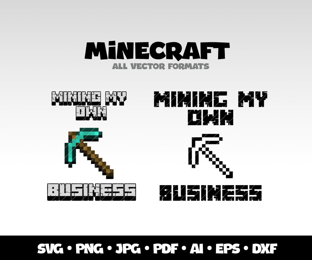 Minecraft Video Game Svg Bundle Gaming Clipart Digital Minecraft ...