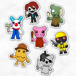 Roblox Piggy SVG Bundle Roblox Characters Cricut Roblox Birthday Gift ...