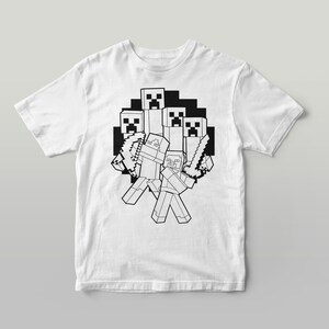 Minecraft Svg Bundle Gaming Cricut Minecraft Birthday Gift for Gamer ...