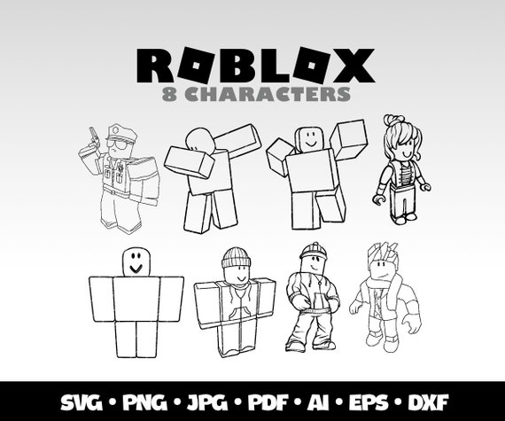 Roblox Alphabet SVG Cut File - Roblox Letters SVG - Roblox Font SVG ...