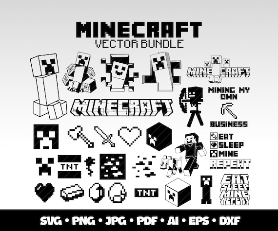Minecraft Decal Silhouette Minecraft 3D Wallpaper Wall Decal Country