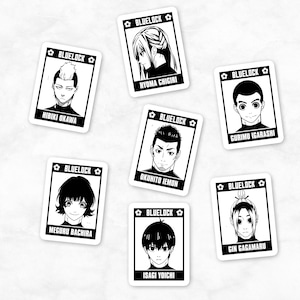 Blue Lock Anime Icons SVG Isagi Yoichi Blue Lock Digital Files Blue ...