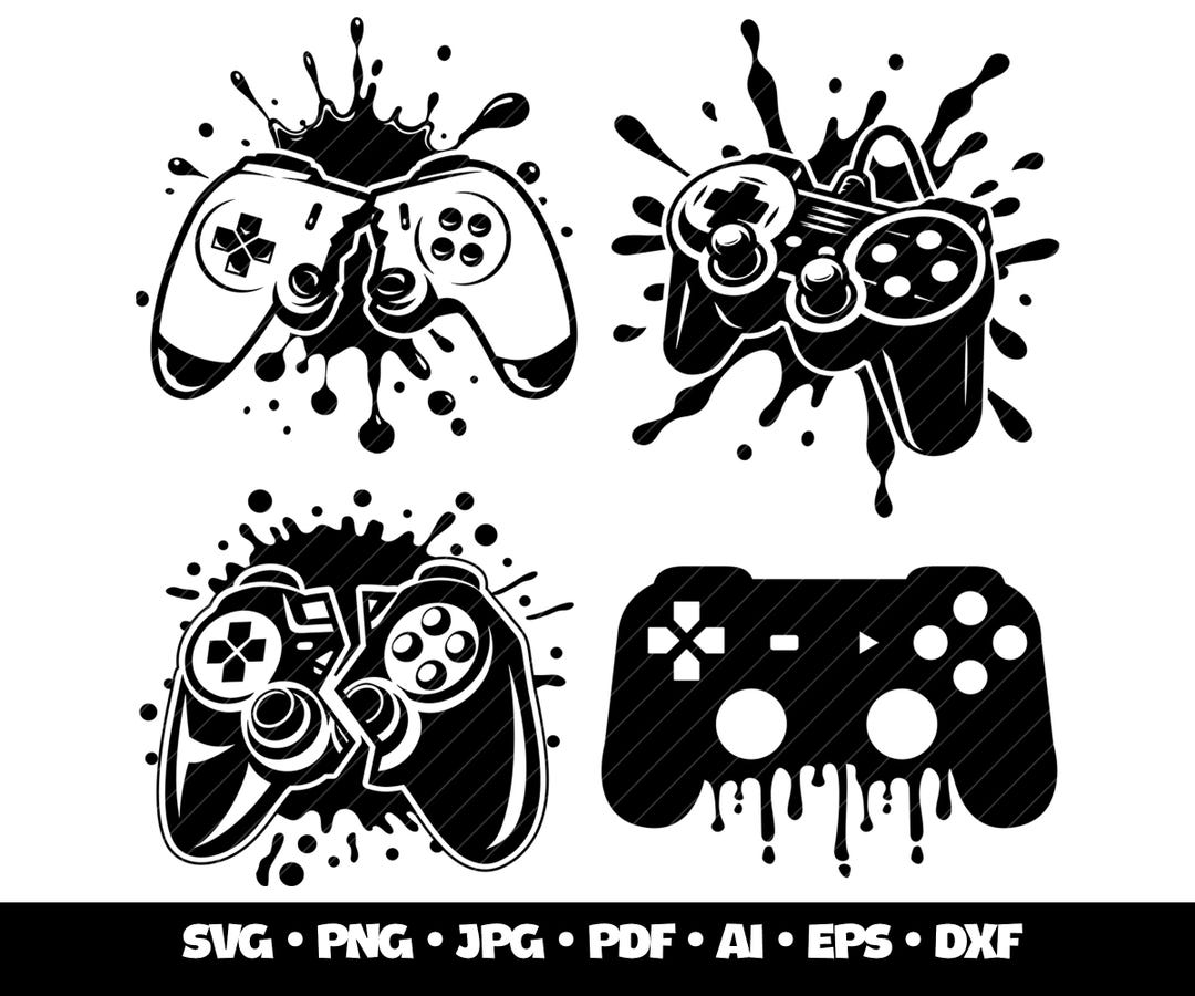 Game Controller Svg Video Gamer Controller Svg Gaming Cricut Clipart ...