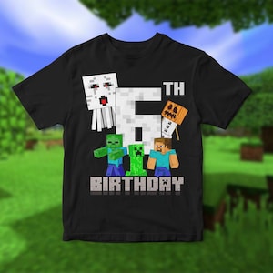 Minecraft Birthday SVG Bundle Minecraft Gift for Gamers Digital ...