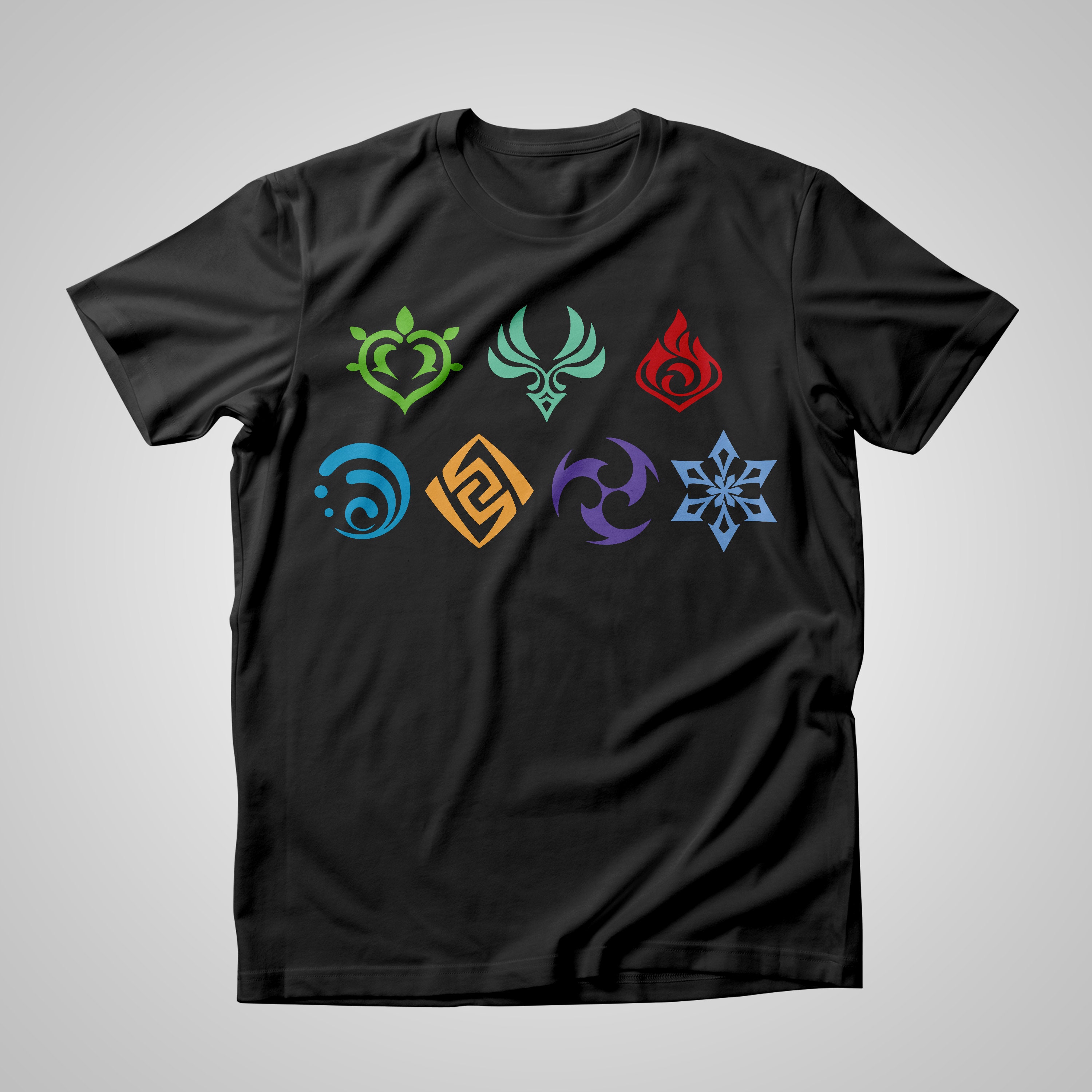 Genshin Impact Element Icons SVG Cut File Vector Genshin Printable ...