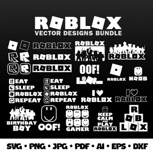 Roblox SVG Bundle Roblox Birhday Gift Roblox Clipart Gamer Gift for ...