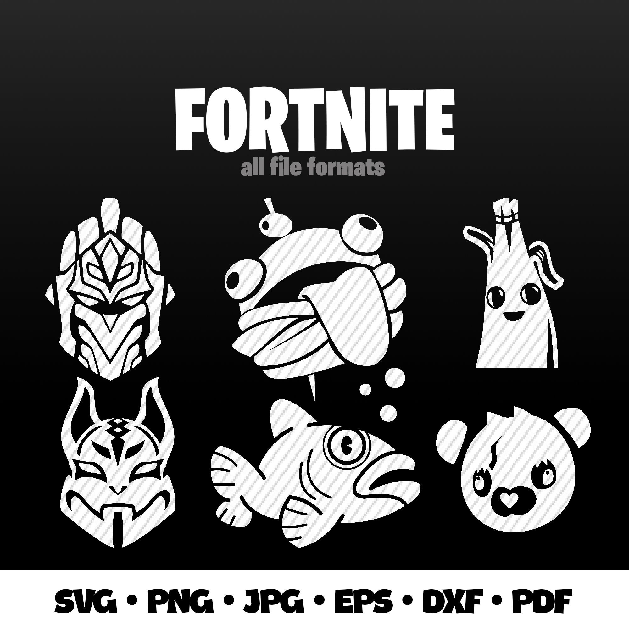 Fort Gaming Svg Bundle, F-nite Font, F-nite Clipart Svg, F-nite Lama, F ...